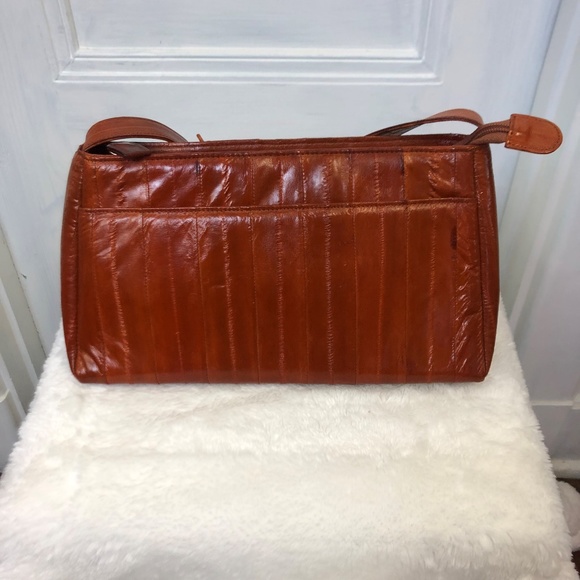 Bags | Vintage Authentic Eel Skin Handbag Purse | Poshmark